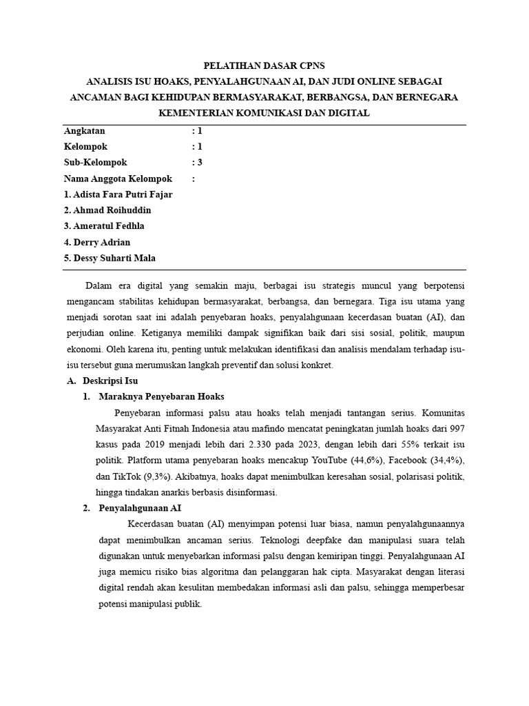 Teropong Isu Kebangsaan | PDF