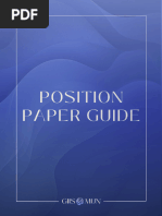 Position Paper Requirements and Example | PDF