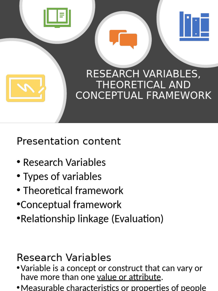 Research Variables, Theoretical and Conceptual Framework | PDF | Theory ...