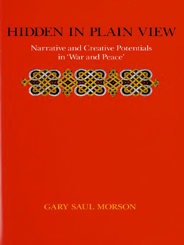 Hidden in Plain View Narrative and Creative Potentials in War and Peace ...