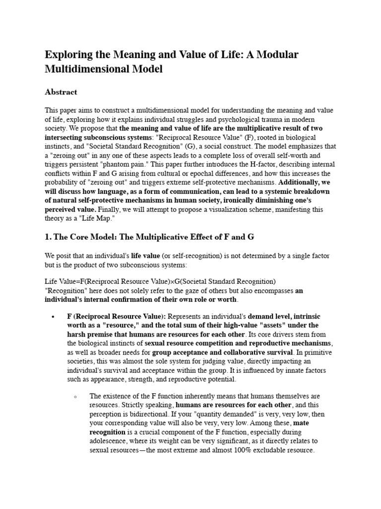 A Modular Multidimensional Model | PDF | Adolescence | Psychological Trauma