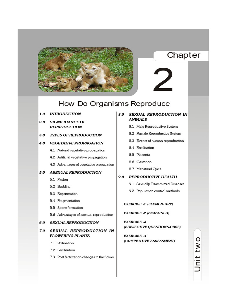BIO How Do Organisms Reproduce CBSE Tubolearn1 | PDF | Reproduction ...