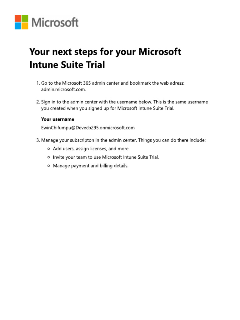 Intune Subscription | PDF