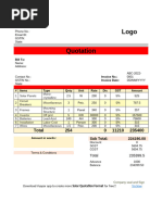 Solar Quotation Format 3 | PDF