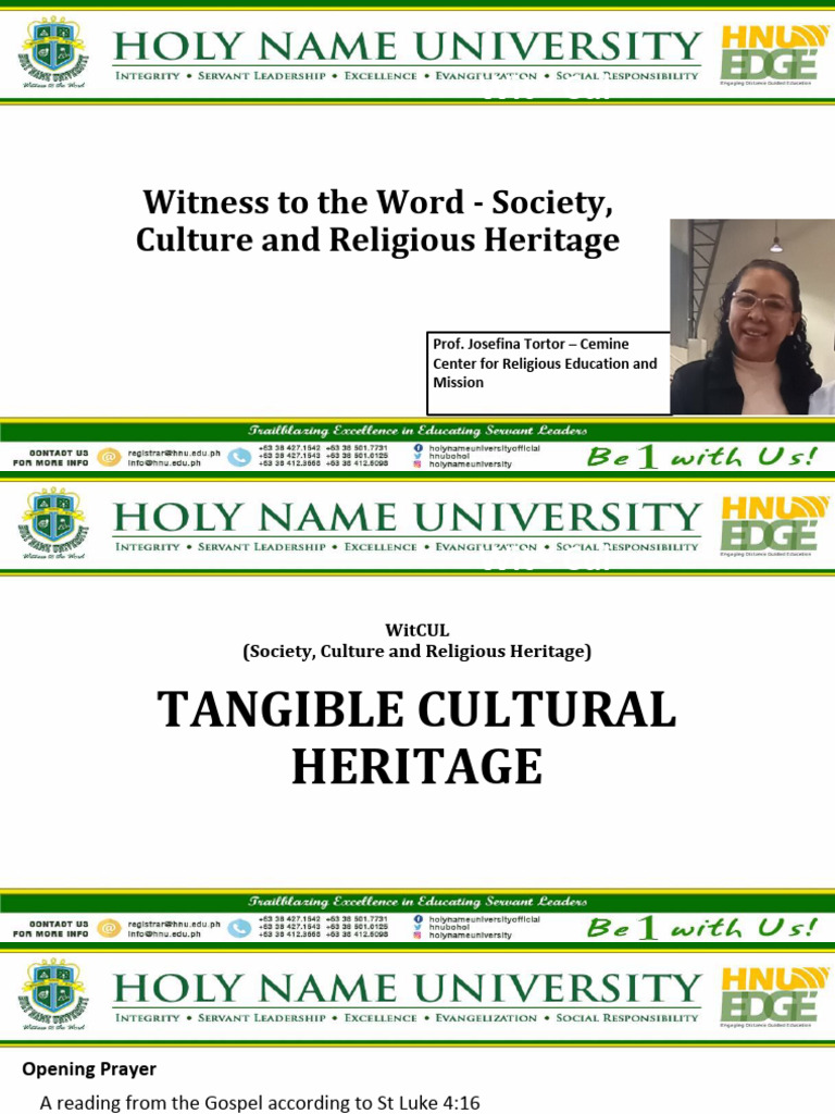 Tangible Cultural Heritage in the Philippines | PDF | Cultural Heritage