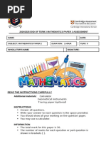 Grade 5 TCAP Math Practice Test | PDF | Rectangle | Volume