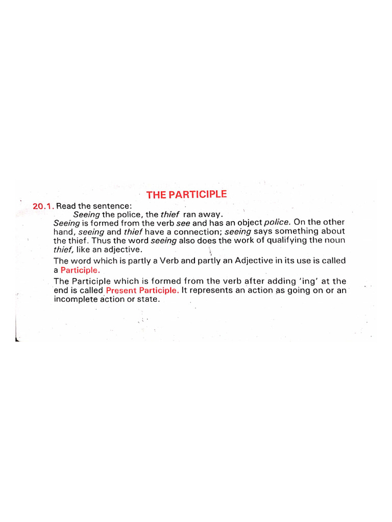 Participles | PDF