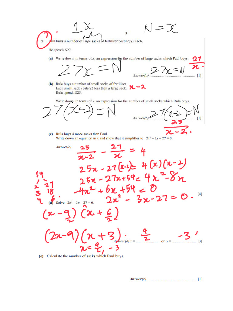 Factorization All Pyp 2012-2017 | PDF