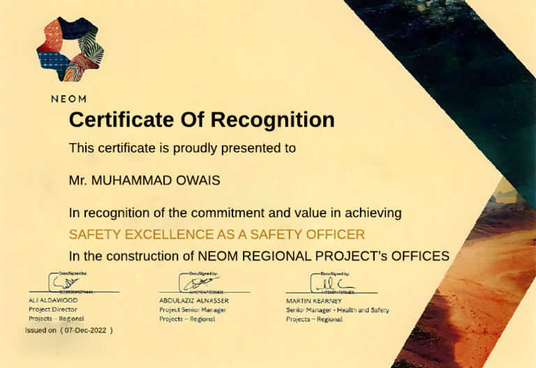Neom Appreciation... Owais | PDF