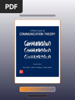 A First Look at Communication Theory - 11th Edition em Griffin - Ebook ...