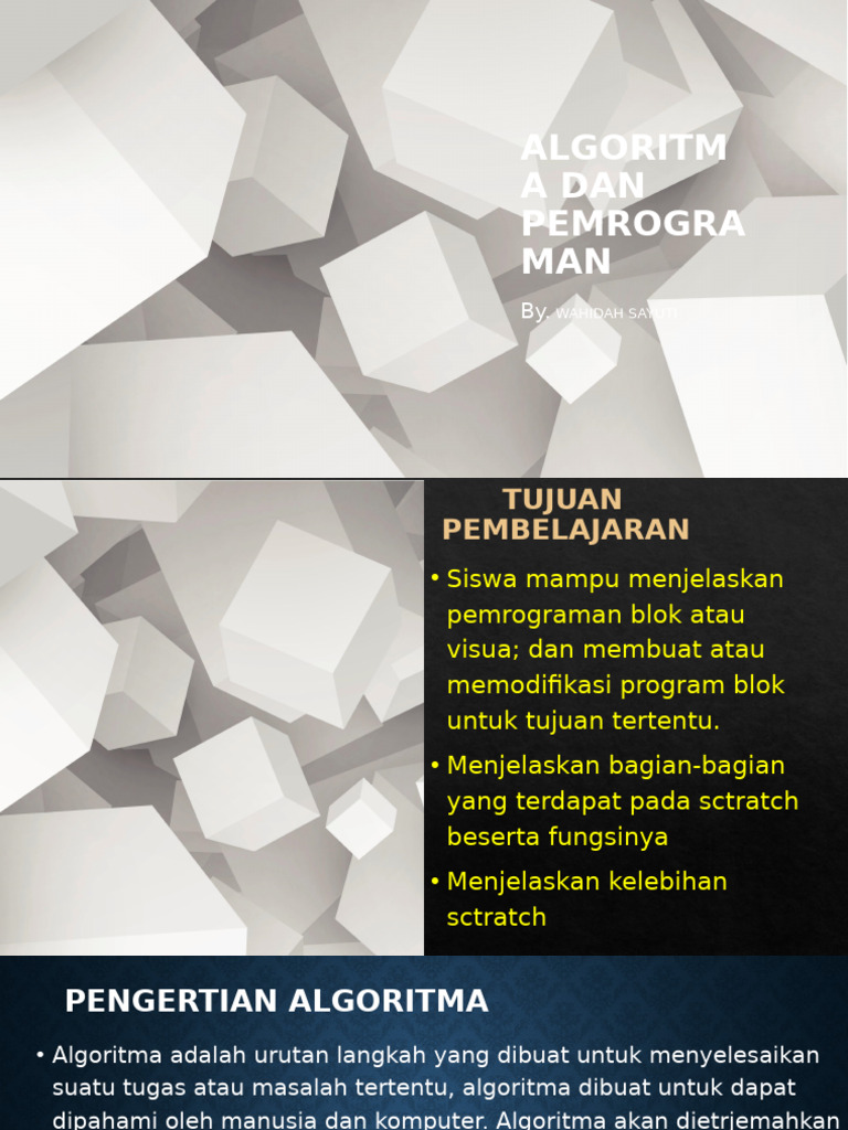 Algoritma Dan Pemrograman | PDF