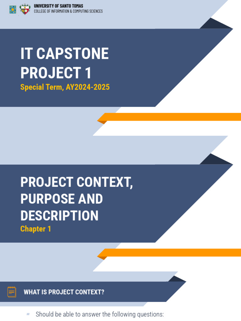 Understanding Project Context in Capstone | PDF | Computing