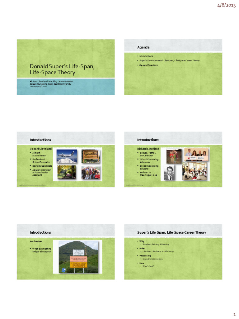 Su Teaching Demonstration Class Handout | PDF | School Counselor | Self ...