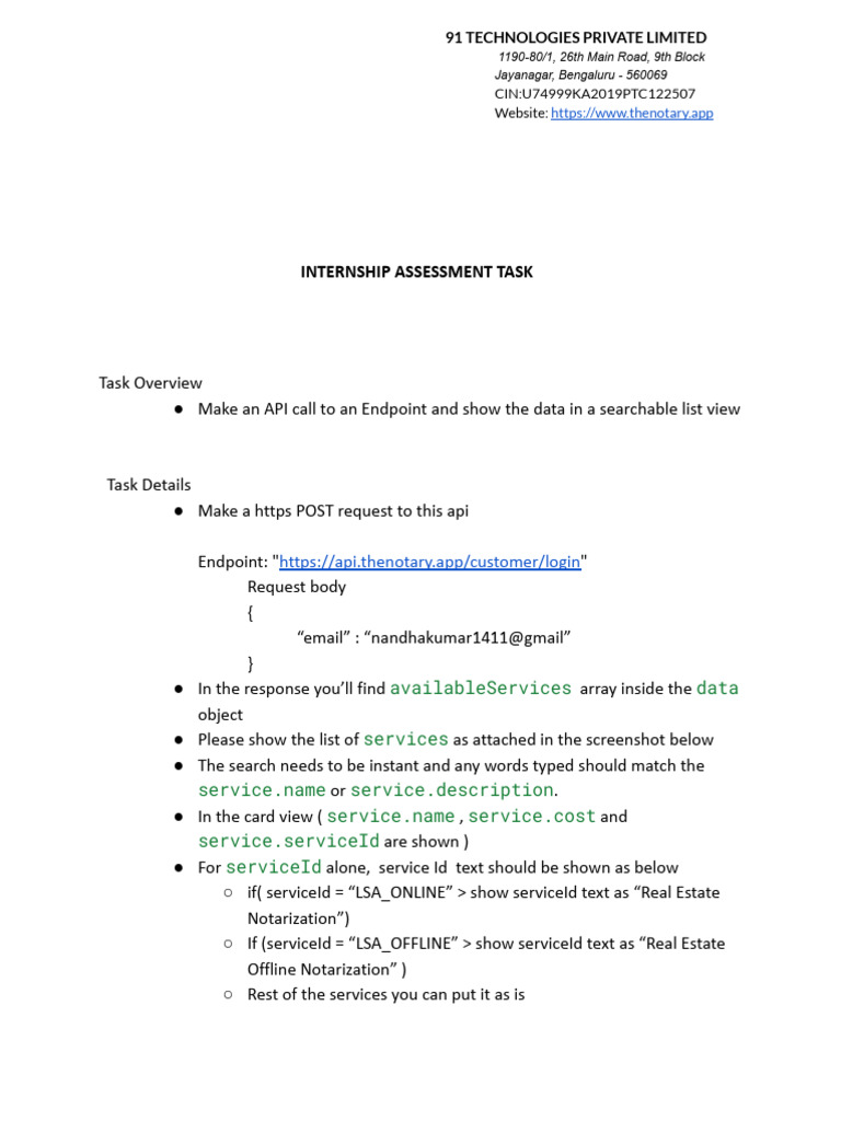 Assessment Task | PDF
