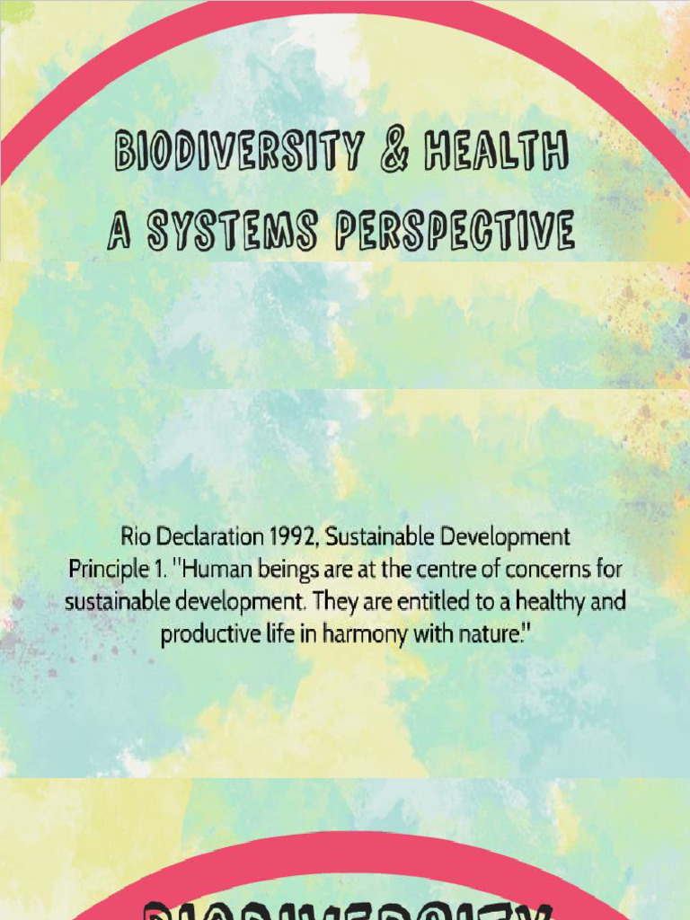 15 Biodiversity and Health | PDF