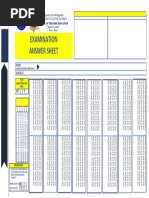 Sample Let Answer Sheet | PDF | Test (Assessment)