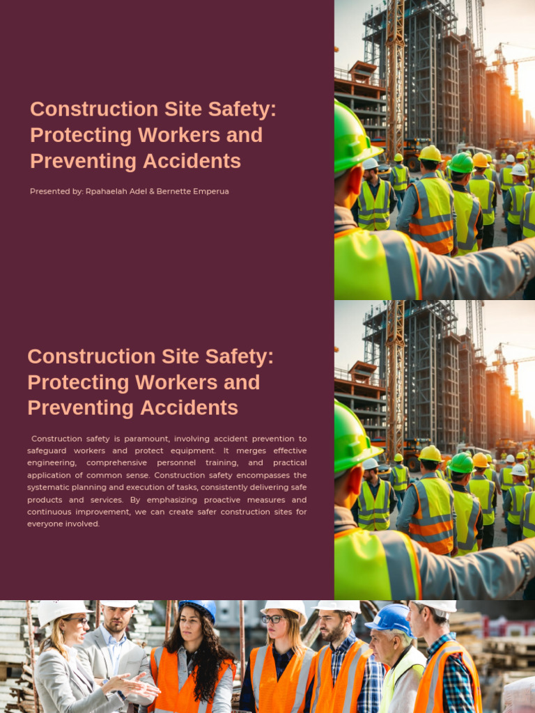 Construction Site Safety Essentials | PDF | Personal Protective ...