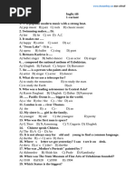7th Grade English Test Variants | PDF | Fashion | Clothing