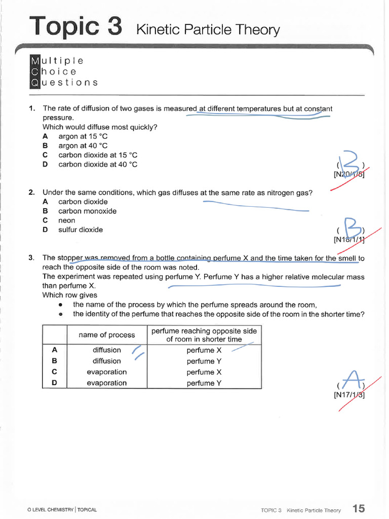 23-P03 Kinetic Particle Theory | PDF