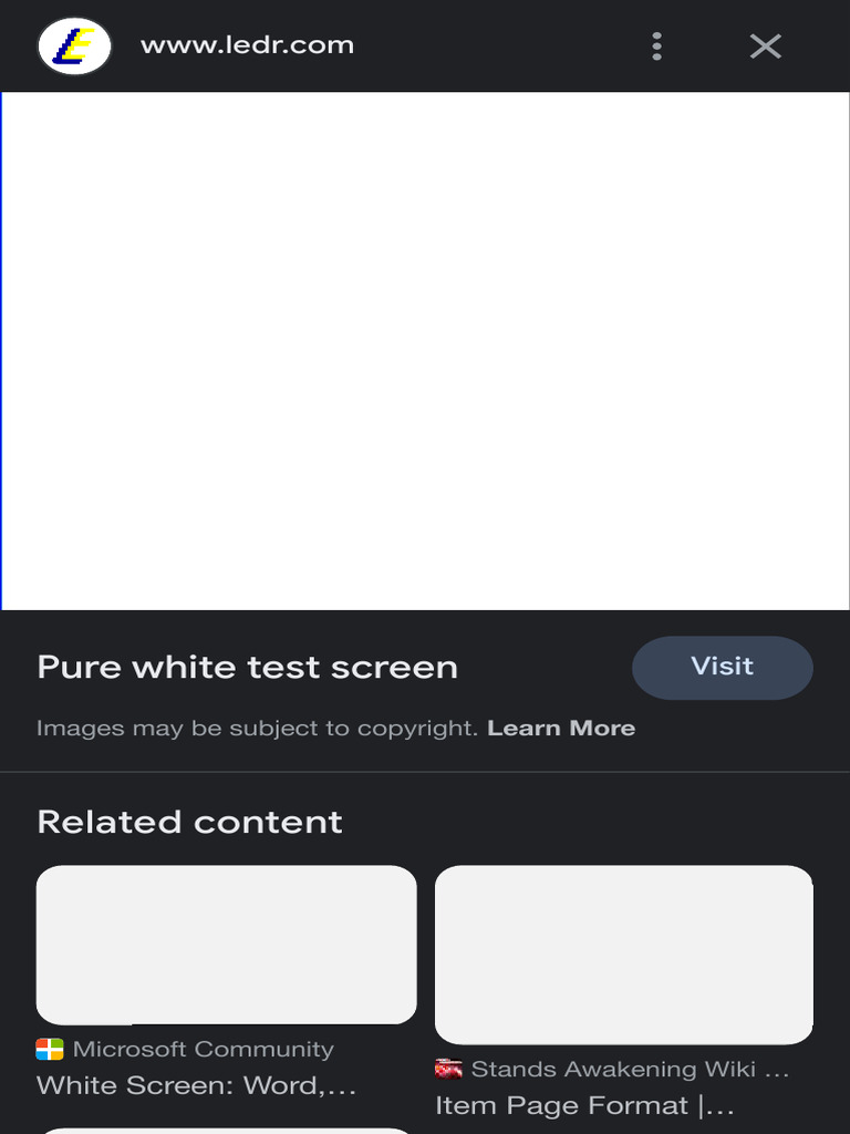 White Screen - Google Search | PDF