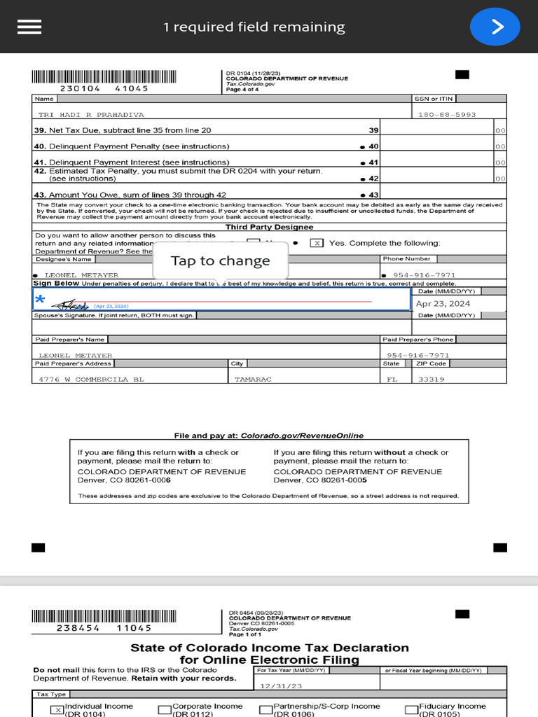 Review and Sign | PDF