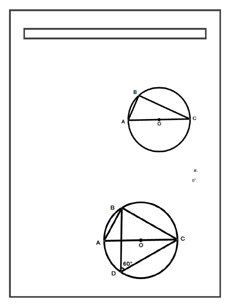GCSE Circle Theorems Practice Questions | PDF | Circle | Trigonometry
