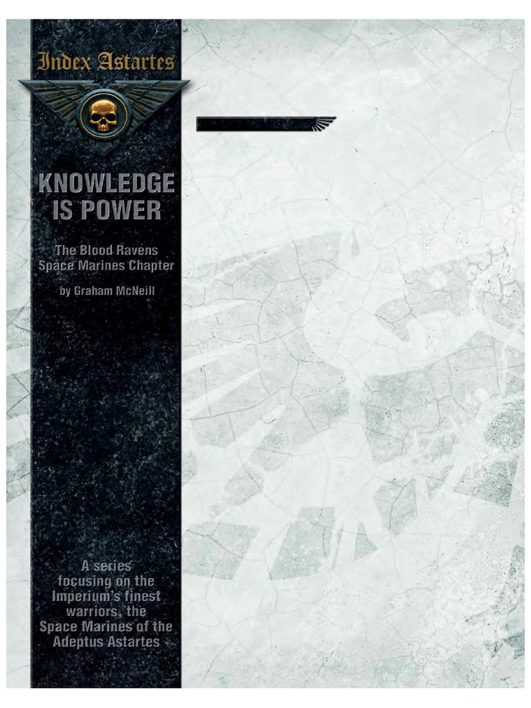 Index Astartes Blood Ravens | PDF