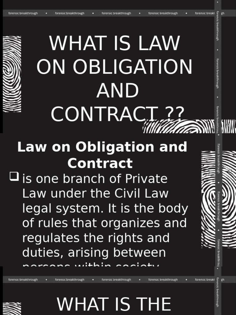 Obligations and Legal Consequences | PDF | Law Of Obligations | Lease