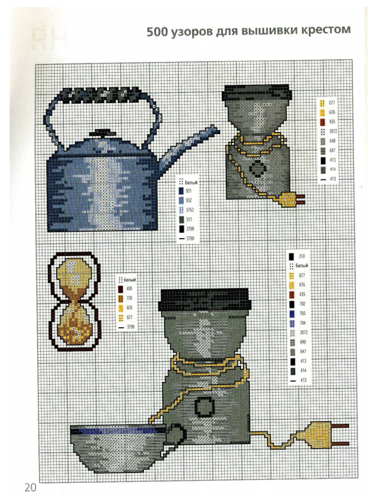 Kitchen 8 Cross Stitch Pattern | PDF