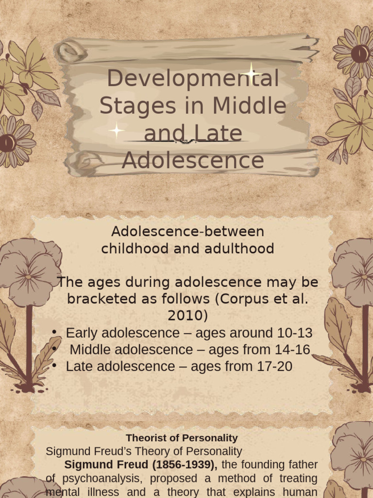 Adolescent Development Stages Explained | PDF | Psychoanalysis ...