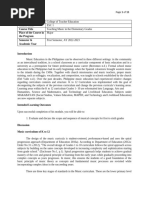 Music Standards Ohio | PDF | Rhythm | Music Education