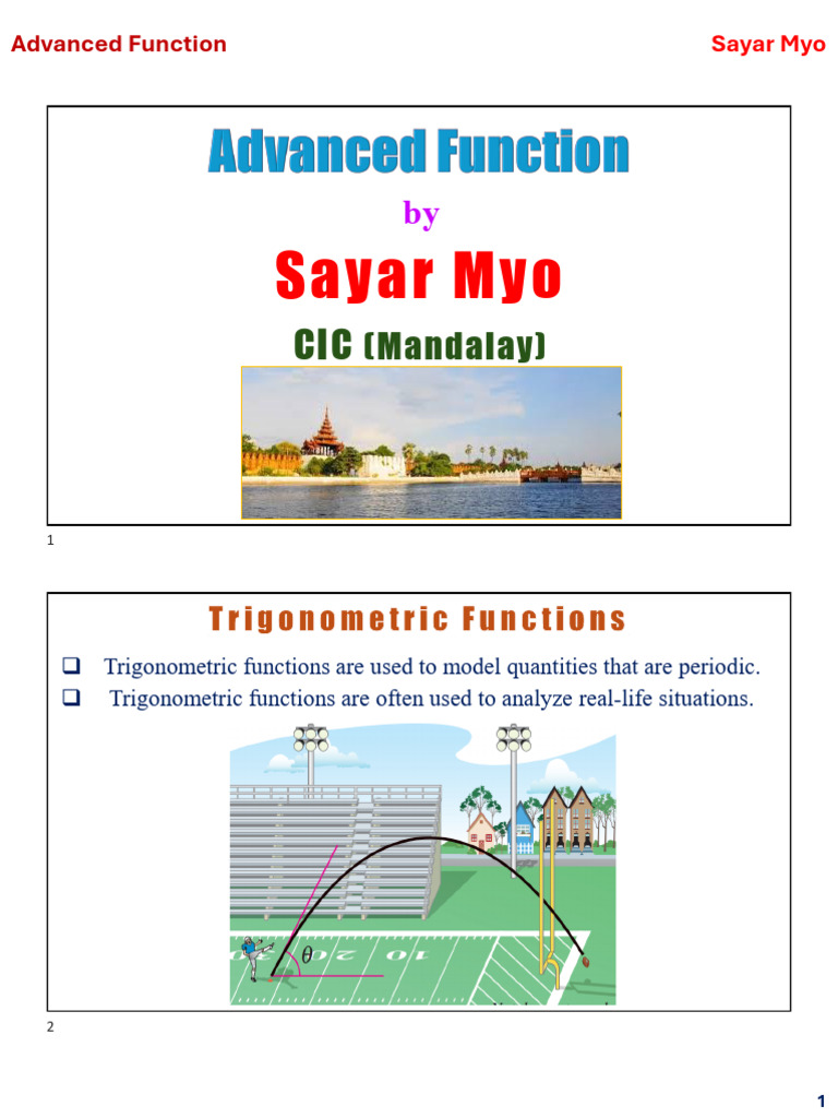 05 Advanced Function 12 Ch5 Key Concepts | PDF | Trigonometric ...