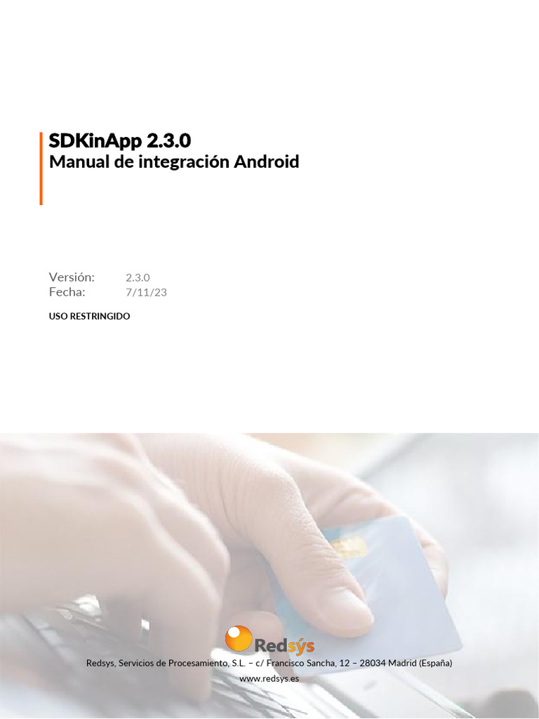 Manual de Integraciขn SDKinApp 2.3.0 - Android | PDF | Android (sistema operativo) | Informática