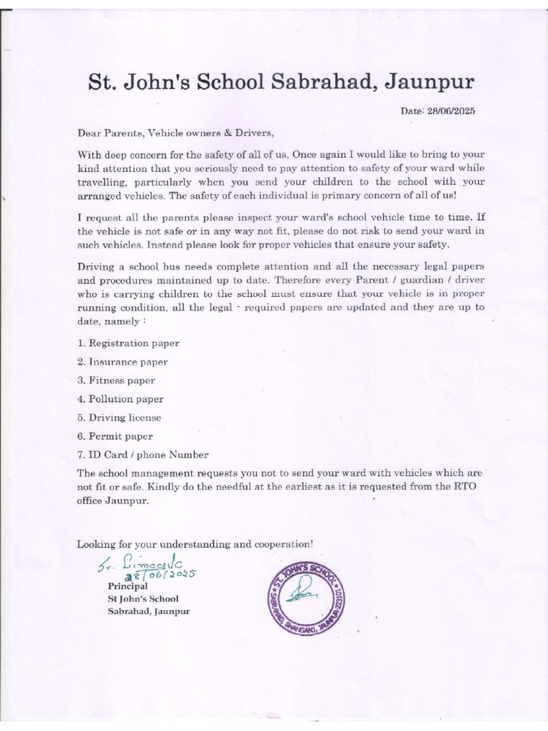 Safety Letter | PDF