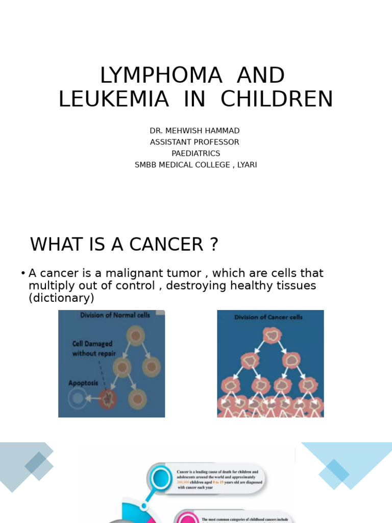 Lymphoma and Leukemia in Children | PDF | Leukemia | Lymphoma