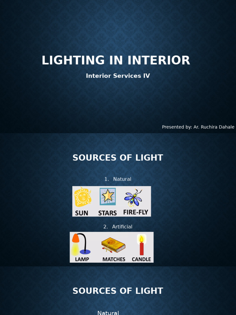 Types of Artificial Lighting | PDF | Incandescent Light Bulb ...