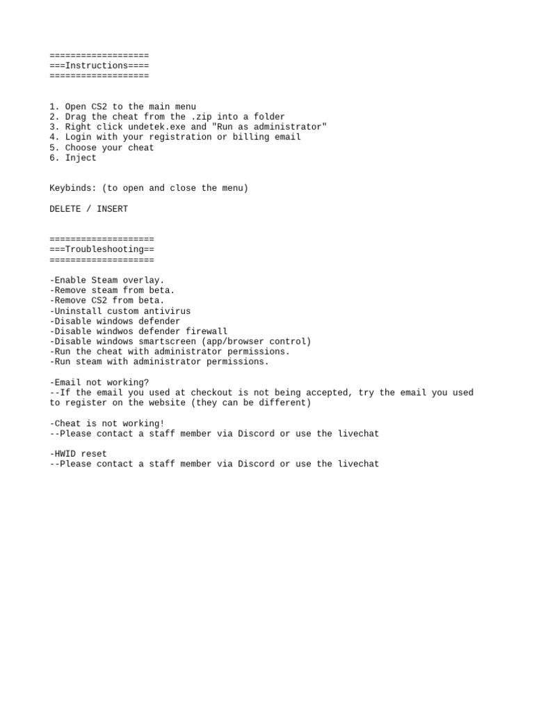 Install Instructions | PDF