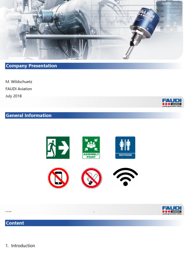 FAUDI Aviation Company Overview 2018 | PDF | Filtration | Diesel Fuel