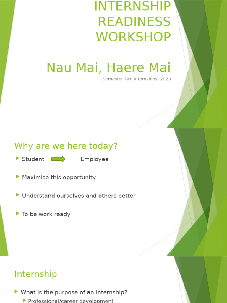 Internship Ready Presentation 2023 SS | PDF | Swot Analysis | Communication