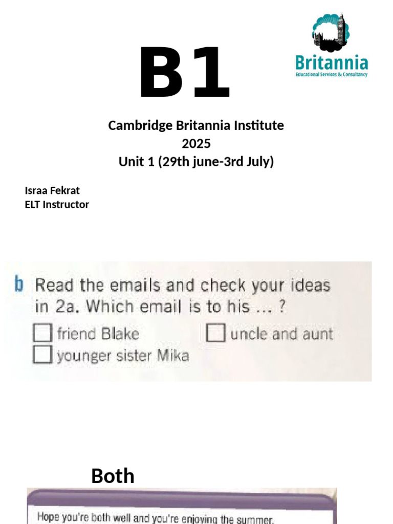 Grammar Tips for B1 English Learners | PDF