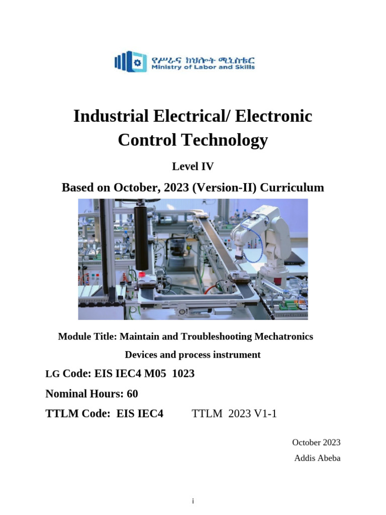 Mechatronics Maintenance & Troubleshooting Guide | PDF | Switch ...