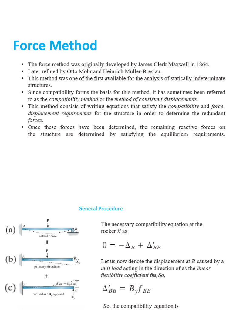 Force Method 01 | PDF