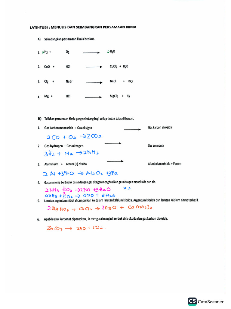 Latihan Intensif Kimia t4 | PDF
