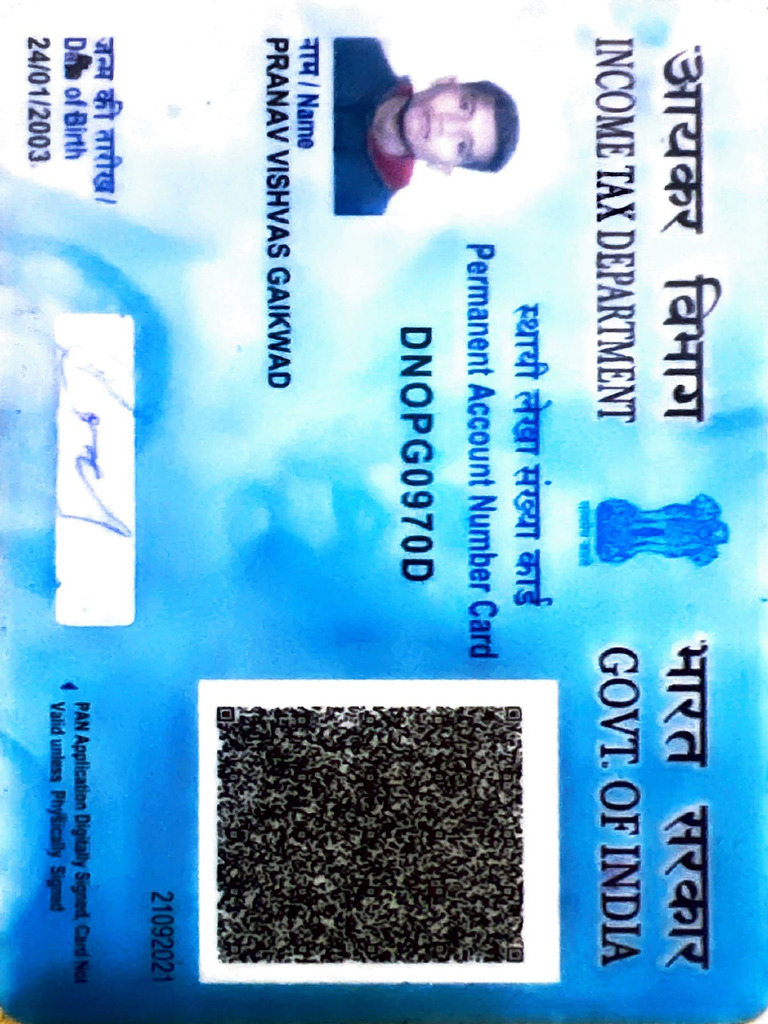Pan Card Pranav | PDF