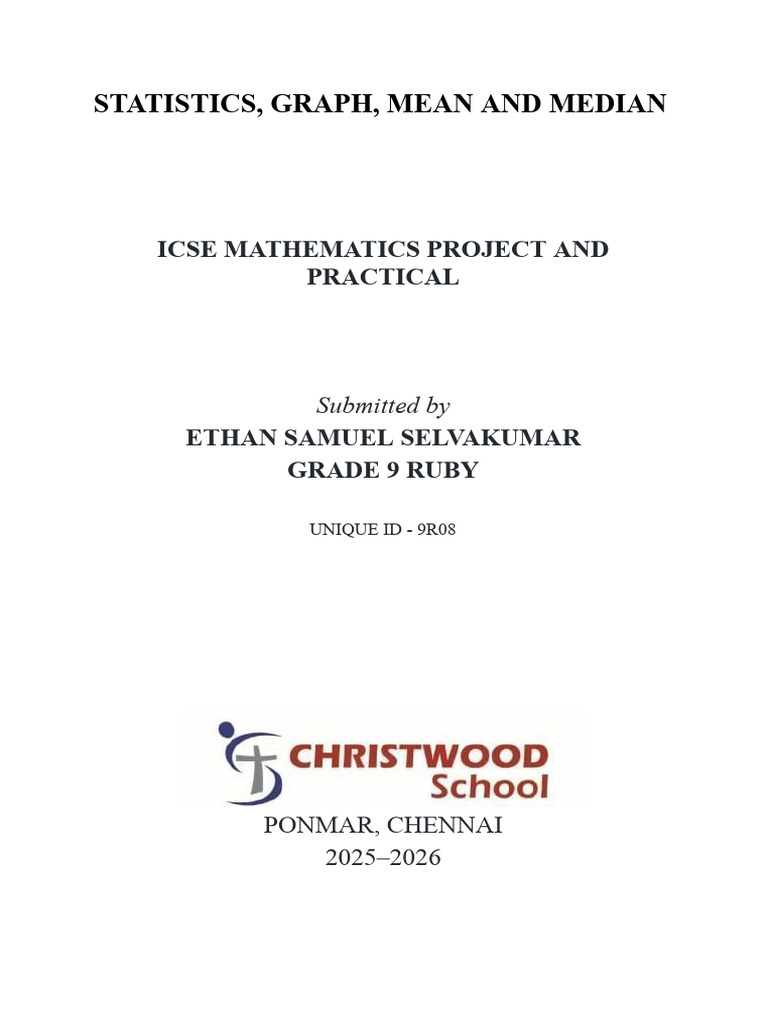 ASSESSMENT 25-26 INTERNAL ASSESSMENT - Cover Page & Bonofide | PDF