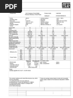 WEG Motor Datasheet | PDF | Torque | Manufactured Goods