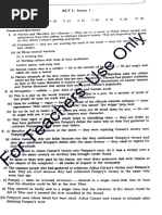 Julius Caesar (Workbook) - 1 | PDF