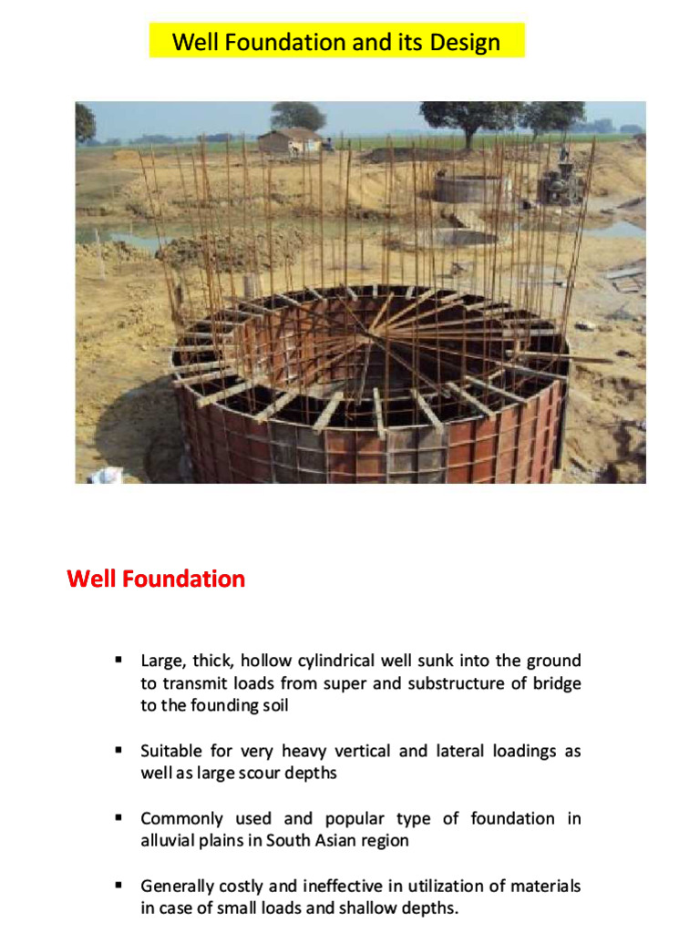 Design of Well Foundation | PDF | Materials | Classical Mechanics