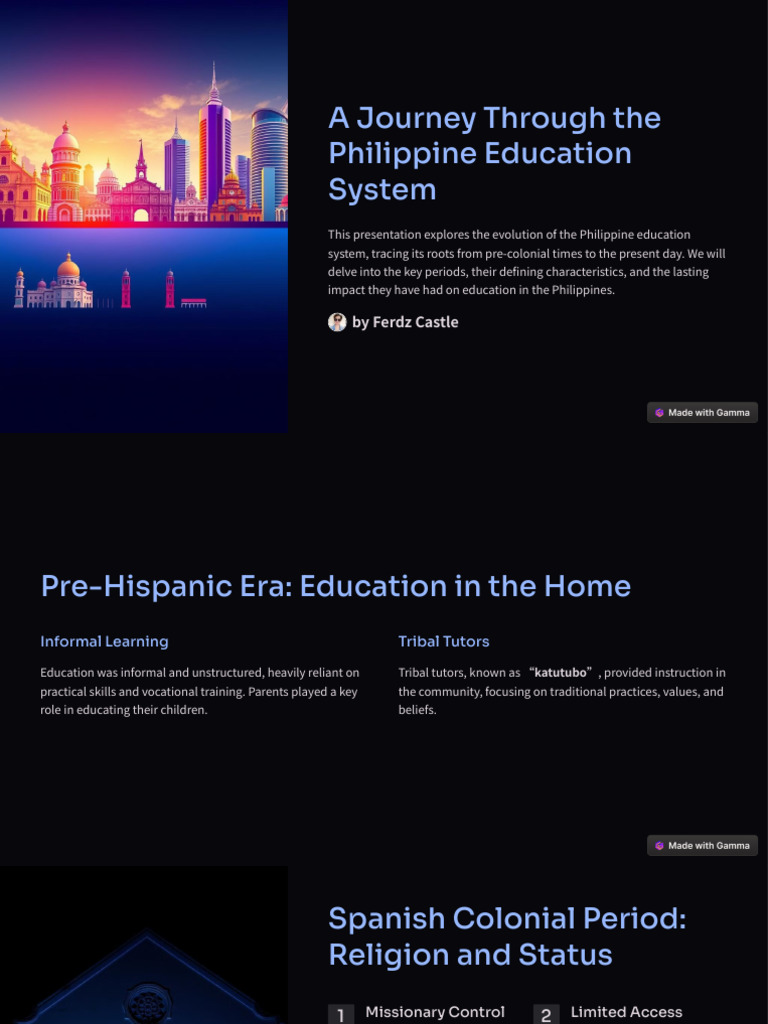 Evolution of Philippine Education System | PDF | Philippines