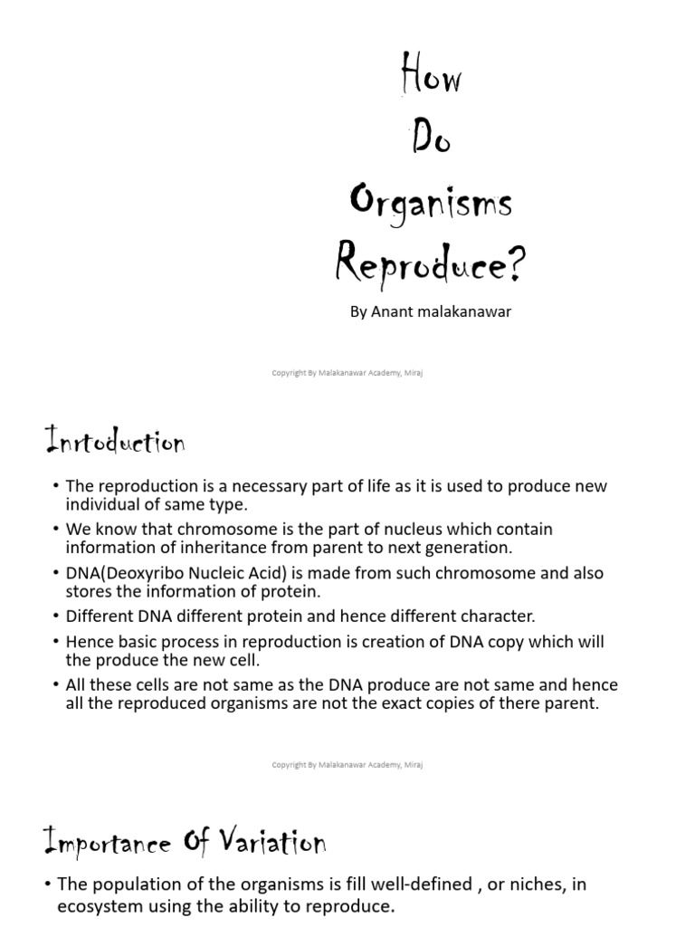 Understanding Organism Reproduction Methods | PDF | Flowers | Uterus